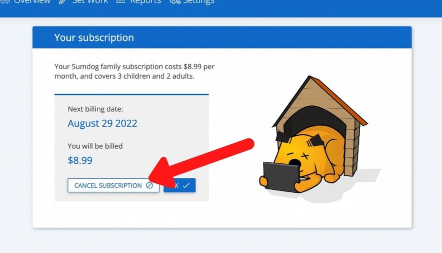 How do I cancel my subscription (purchased through the website)?